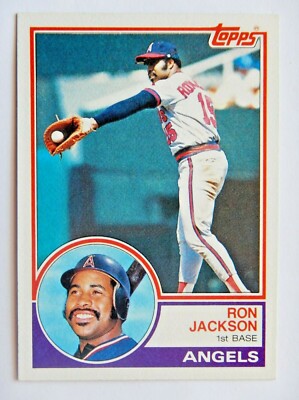 Ron Jackson #262 Topps 1983 Baseball Card (California Angels) | eBay