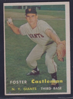 1957 TOPPS # 237 FOSTER CASTLEMAN 203222 | eBay