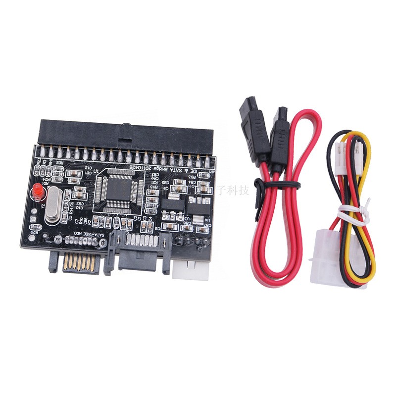 3.5in IDE to SATA Riser Card SATA Converter SATA to IDE Adapter Card ...