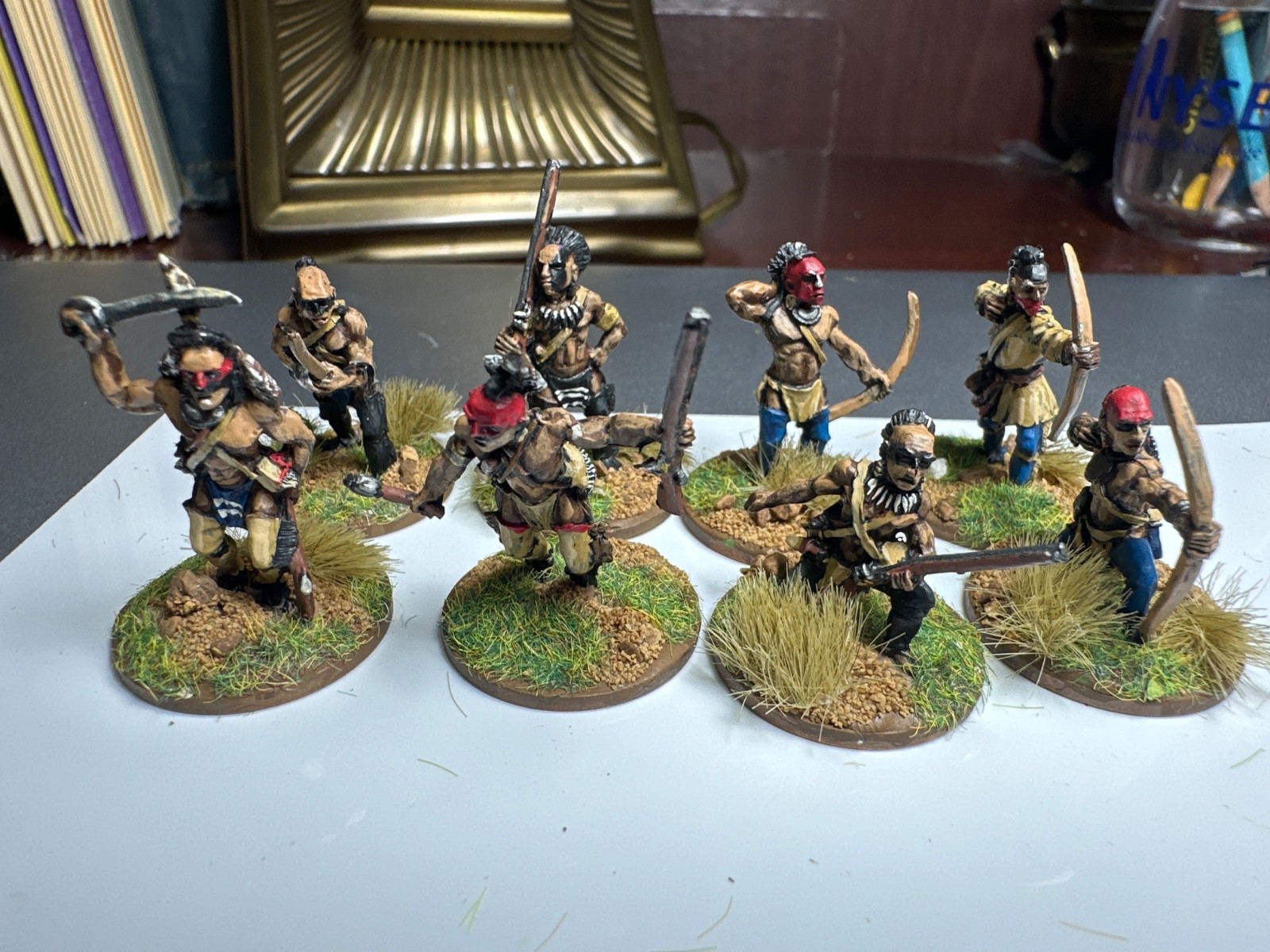 25/28mm Well Painted metal awi/fiw Indians. | eBay
