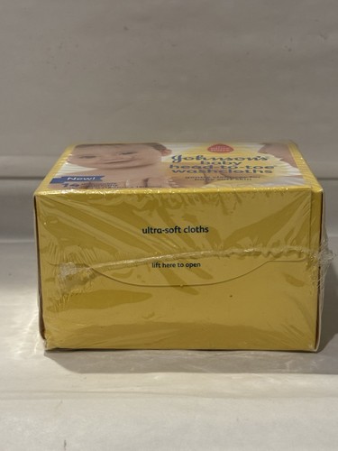Johnsons Baby HEAD-TO-TOE Washcloths - 14 Count - NOS Disposable ...
