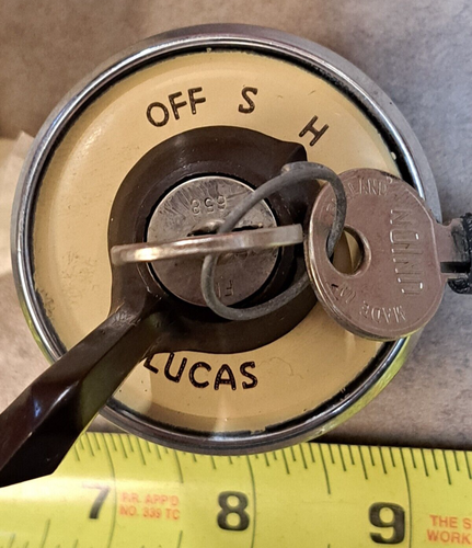 NOS Lucas 34056A Switch Genuine Red Box Era Quality, 34062 with Keys | eBay