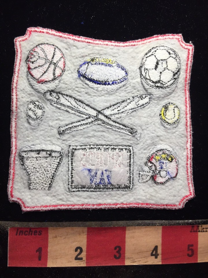 Fun All Sports Patch - Baseball Football & More. S79G | eBay