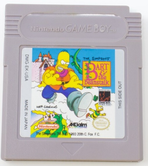 The Simpsons: Bart and the Beanstock - Nintendo Gameboy. Tested ...