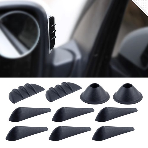 10pcs Car Fairing Body Spoiler Sticker Lowering Mirror Wind Noise ...