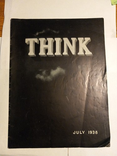 IBM Think Magazine July 1938 New Sweden 300th many Swedish articles | eBay