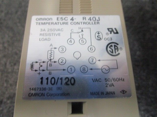 Omron E5C4-R40J Analog Celsius Temperature Controller, 109410 | eBay