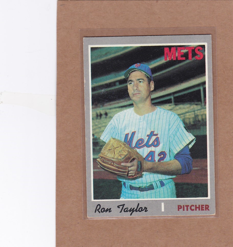 1970 TOPPS BASEBALL RON TAYLOR #419 METS EX *A21974 | eBay