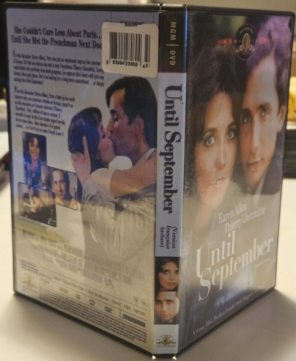 Until September (DVD 2005 NTSC 1) Karen Allen Theirry Lhermitte Good ...