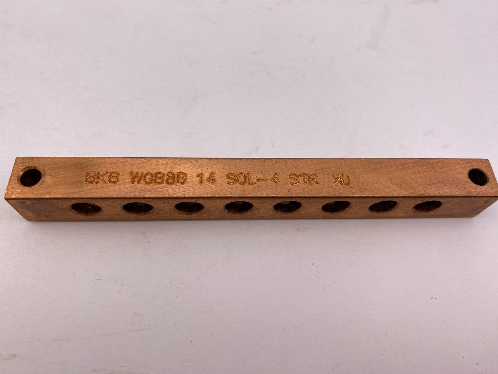 Homac (T&B) WGB8B 8 Position Copper Grounding bar, 14-4 AWG | eBay