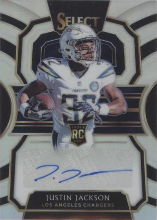 2018 Panini Select - Rookie Signatures Justin Jackson #RS-JJ /199 (AU ...