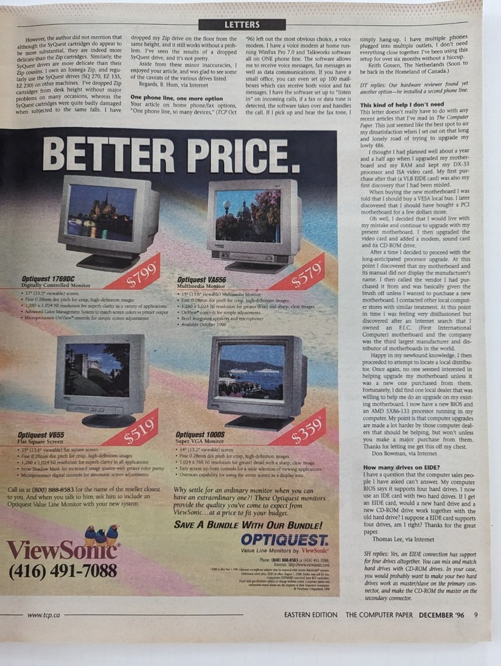 Vintage Magazine Computer Paper Computer Info Resource December 1996 | eBay