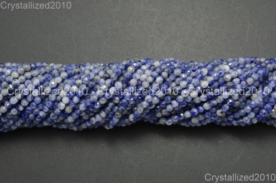 AAA Natural Gemstones Faceted Round Beads Crystal Quartz Amethyst 2mm ...