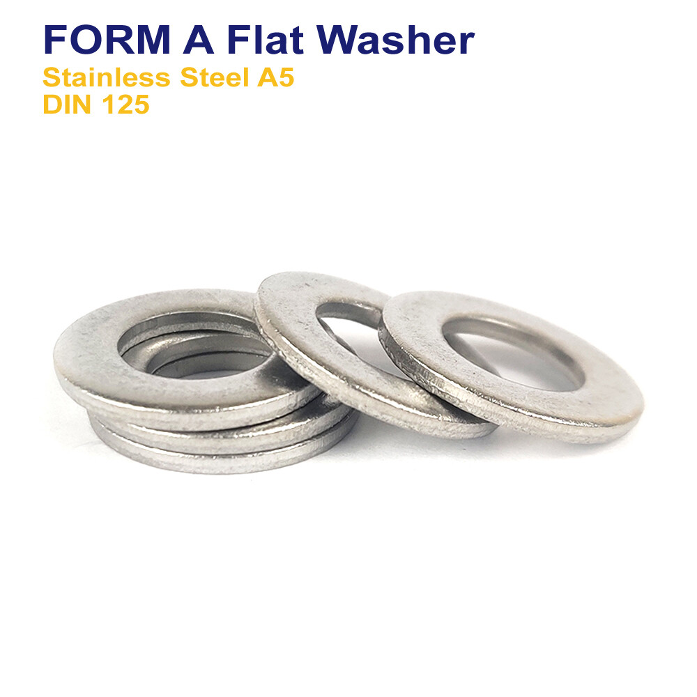 M6 M8 M10 M12 M16 M20 M24 M30 FORM A FLAT WASHERS STAINLESS STEEL A5 ...