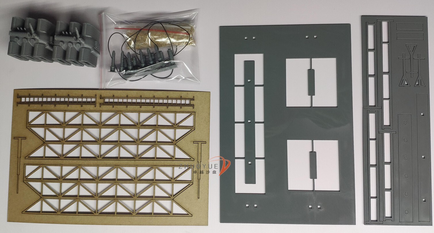 1/87 Scale Diorama Train Railroad Accessories Substation Transformer ...