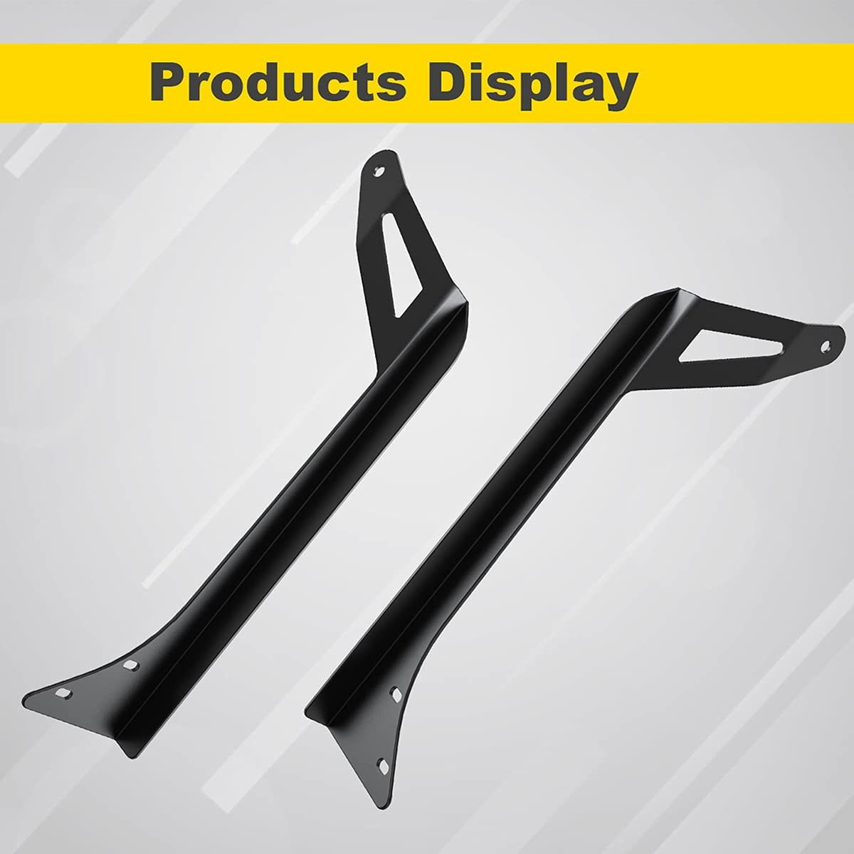 For 1987-95 Jeep Wrangler YJ Mounting Bracket 52" INCH LED Light Bar + 4" Pods | eBay