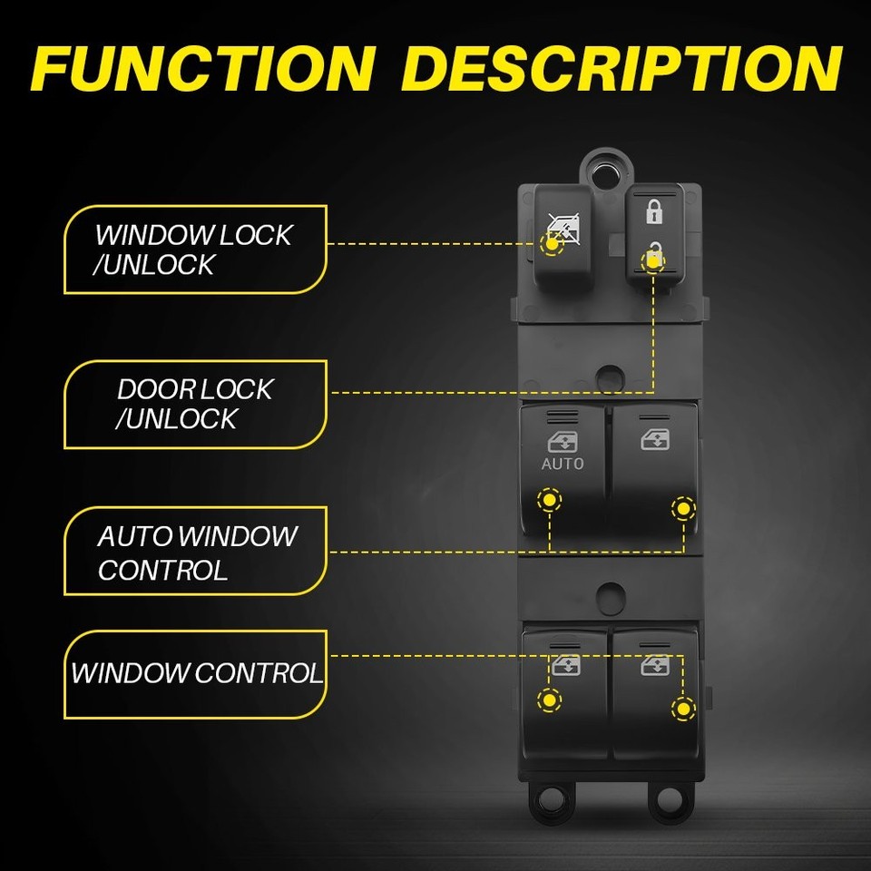 83071AJ21C FOR 13-19 SUBARU LEGACY OUTBACK DRIVER MASTER POWER WINDOW ...
