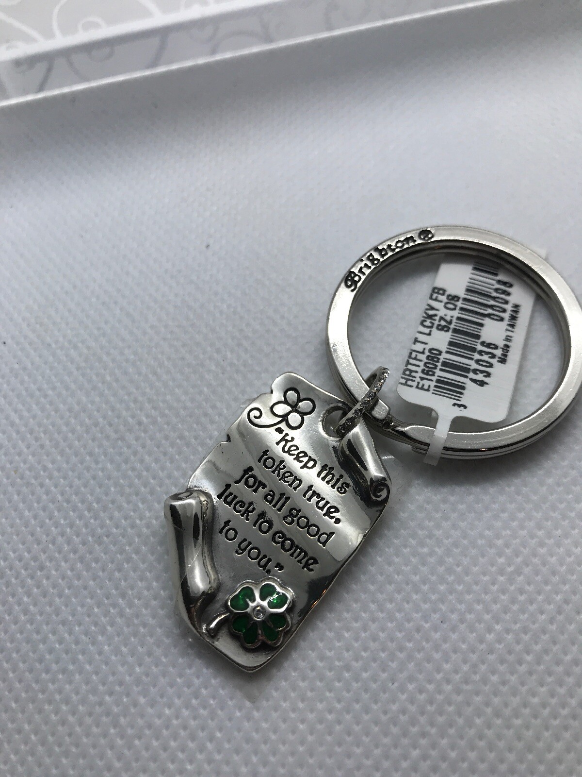 Brighton Key Fob ️ "Heartfelt Lucky" E16080 With Brighton Travel Pouch ...