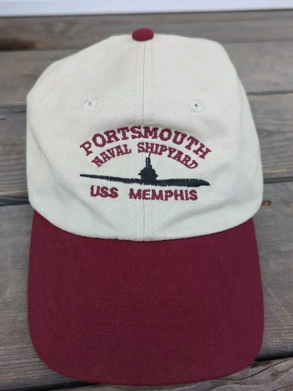 Portsmouth Naval Shipyard USS Memphis Adult Hat Cap A… - Gem