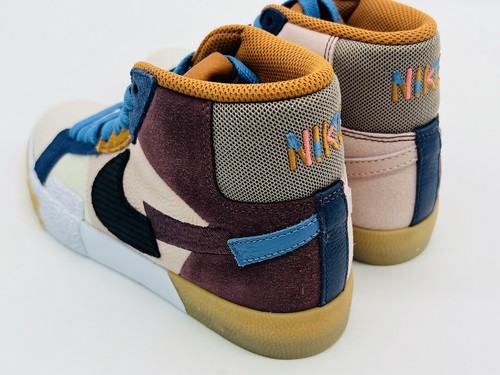 Nike SB Blazer Mid PRM Mosaic Dark Wine DA8854-600 Size Men’s 5/Women 6 ...