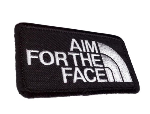 Aim for the Face 2nd Amendment Morale Tactical Patch | eBay