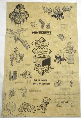 Nouveau SDCC 2017 MINECRAFT Secrets Des Survivants Affiche 11 x 17 | eBay