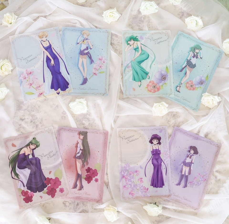 Sailor Moon Princess Collection Kuji Clear File Folder Set of 10 from ...