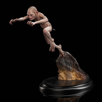 In Stock Weta The Lord of the Rings Angry Gollum 1/6 Scale Statue Model ...