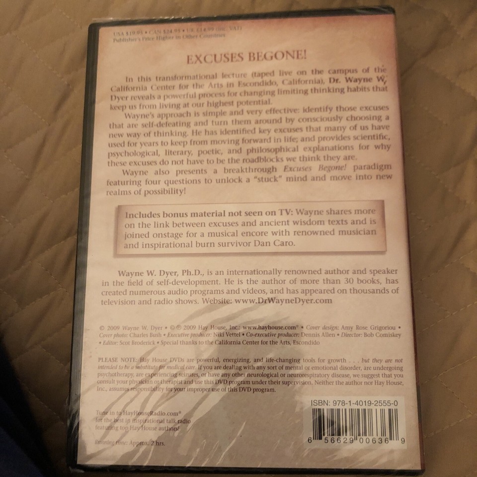 Excuses Begone! How to Change Lifelong, Self-Defeating Thinking Habits ...