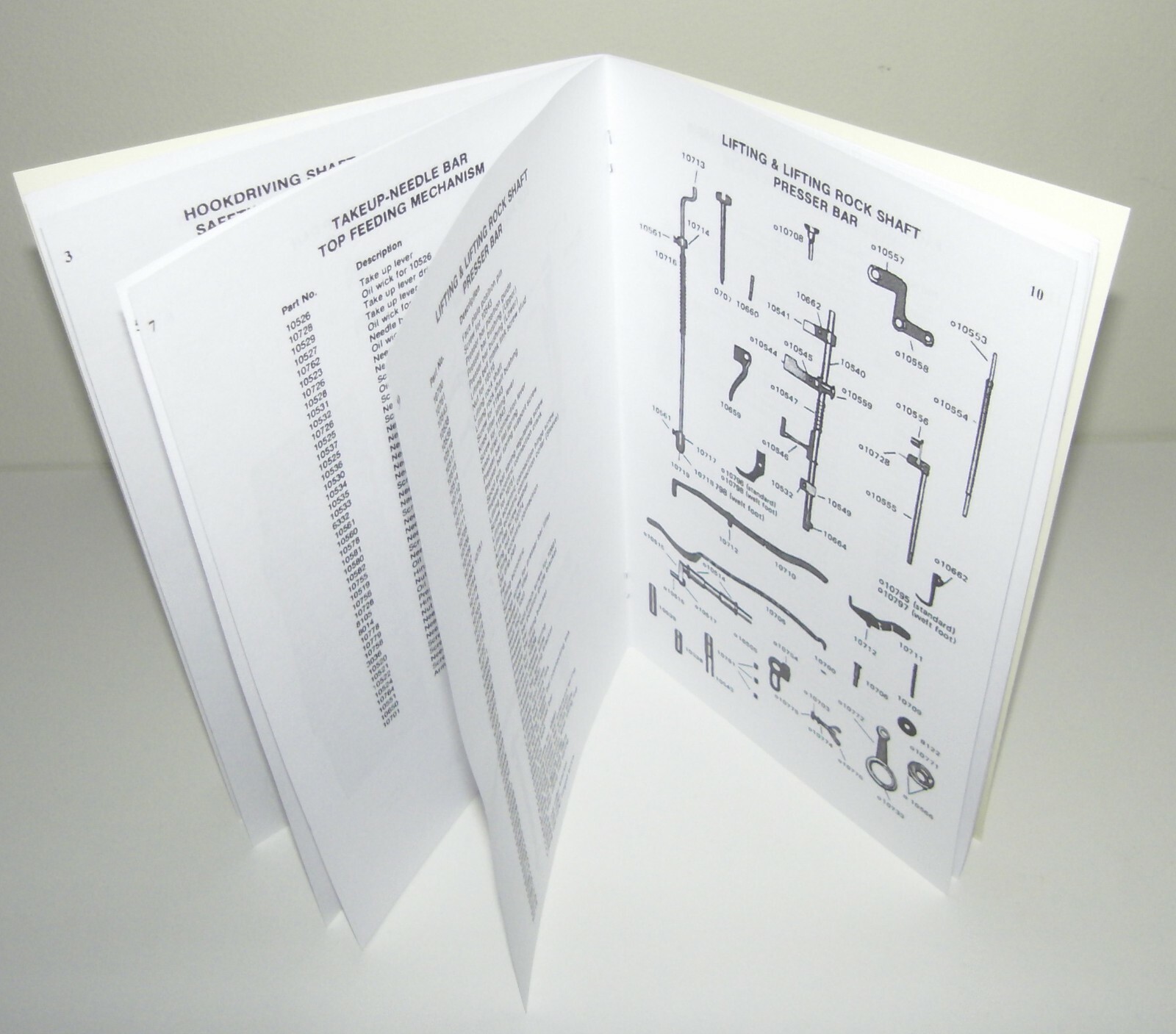 Consew 224 224R-1 225 226 226R-1 Parts Manual Reproduction | eBay