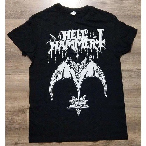 Vtg Hellhammer Band Satanic Rites Shirt Black S-5XL SM135 | eBay