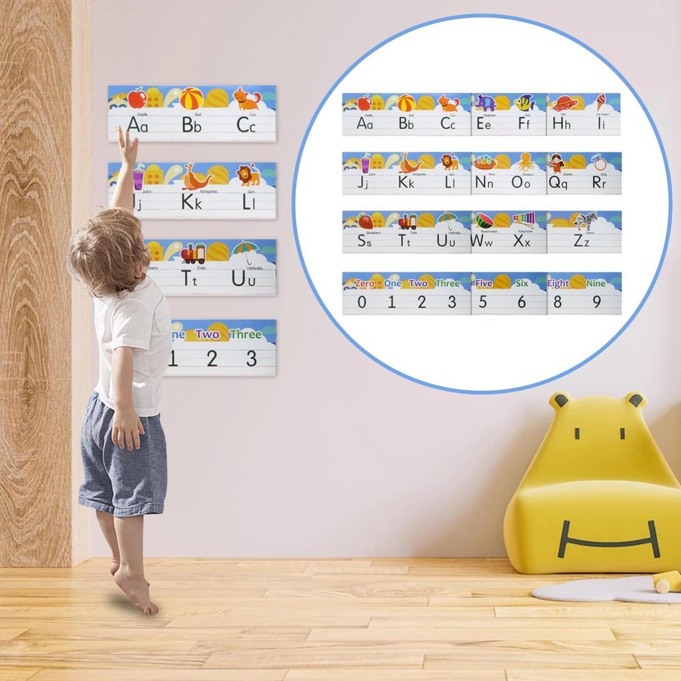 Numbers Bulletin Board 0-10 Bulletin Board Alphabet Number | eBay UK