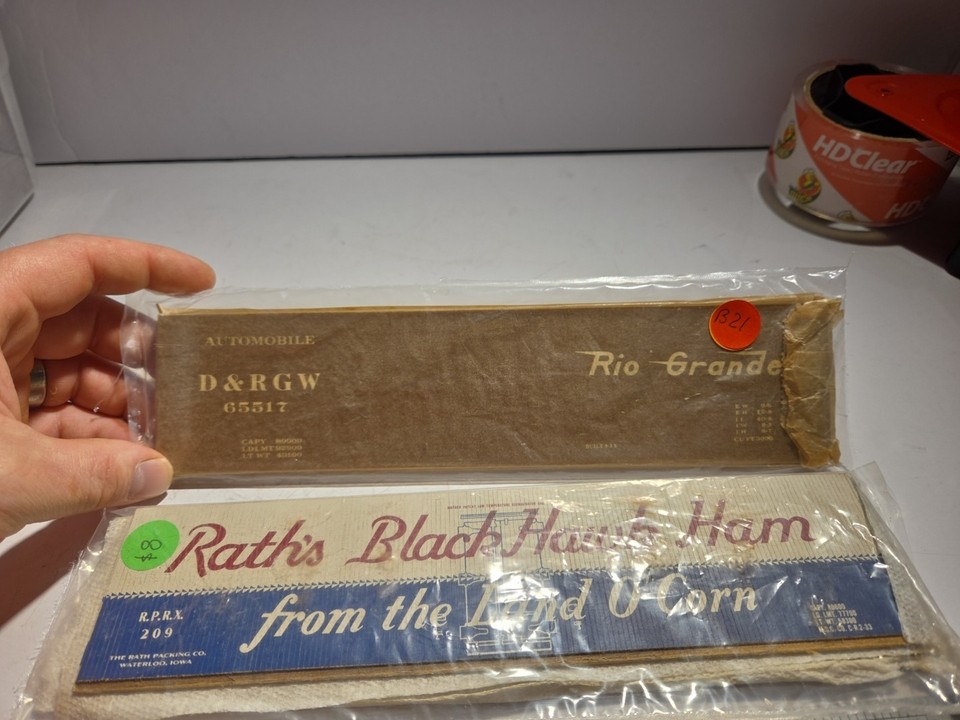 O Scale 2-Rail 40' Reefer Car Sides Boxcar Wooden Model Kit B21 | eBay