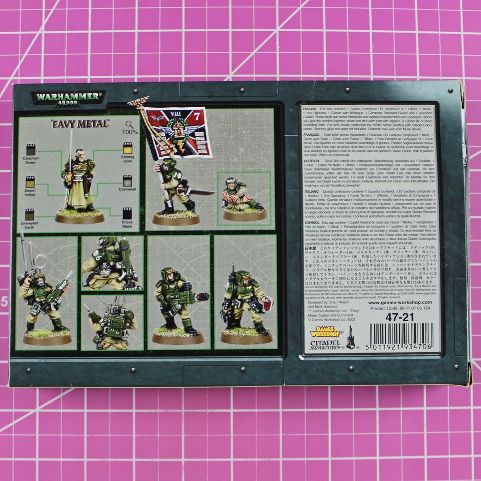 Warhammer 40K Cadian Command HQ (Metal) OOP Imperial Guard Headquarters ...