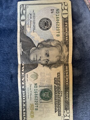 NEW Uncirculated $20 Twenty Dollar Bill Series 2017A One Note | eBay