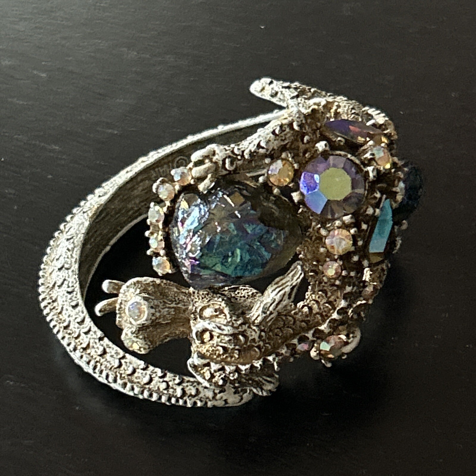 Rare! Vintage Signed HAR Dragon Lava Bracelet, Book P… - Gem