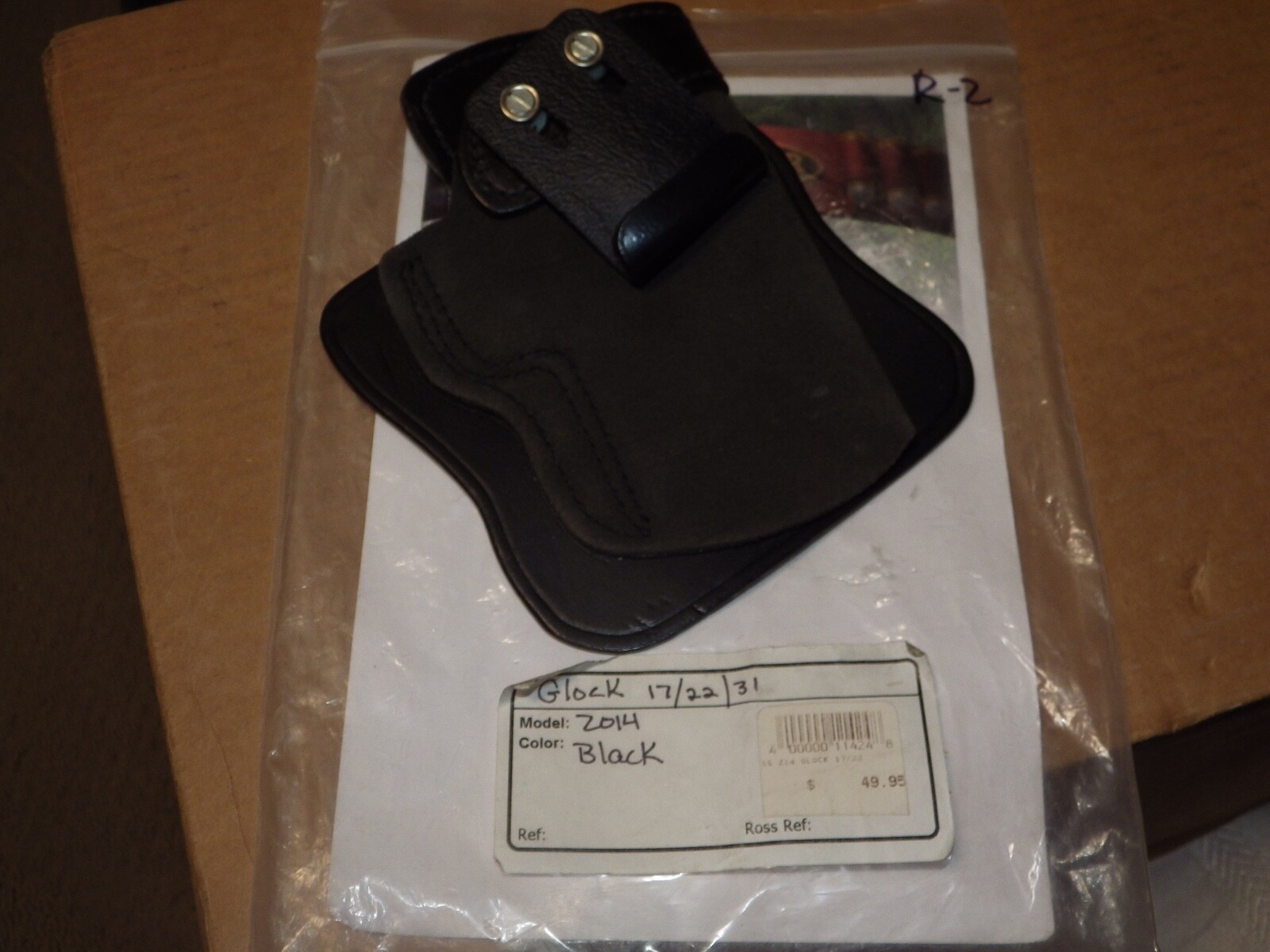 Ross Leather Holster for GLOCK 17, Right Hand , IWB, Quality! R-2 | eBay