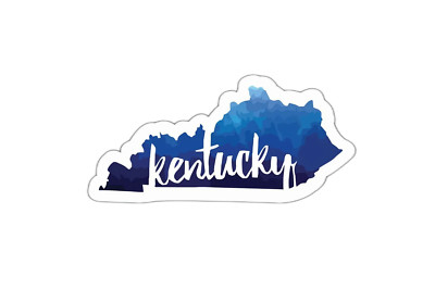 Kentucky Sticker Decal State Blue | eBay