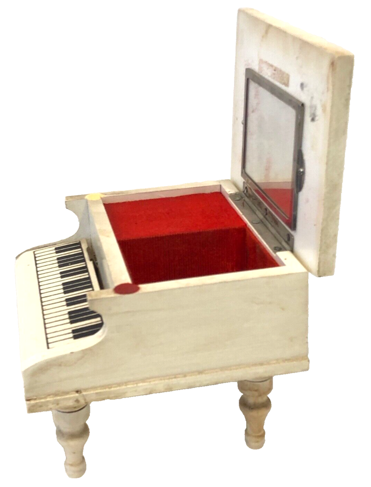 Vintage Oz Somewhere Over The Rainbow Piano Wind Up Music Box Styled By ...