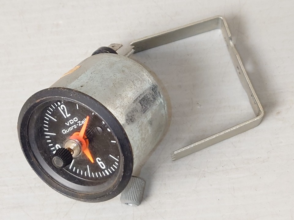 Vintage VW/Porsche Dash Clock, VDO Quartz Zeit Analog 12V,USED,German ...