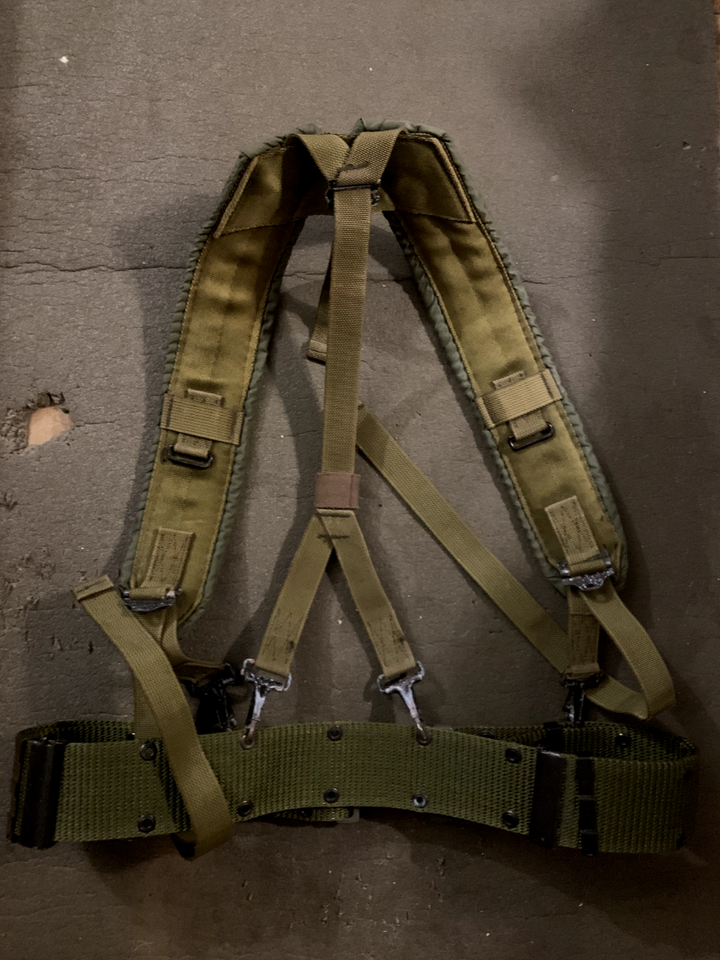 US Military ALICE-Style Webbing System, Belt + Suspenders | eBay