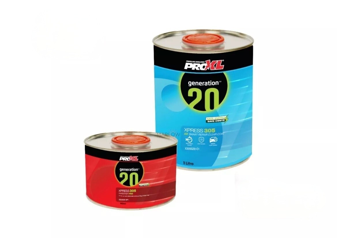 2K GLOSS HS ANTI SCRATCH RAPID CURING CLEARCOAT LACQUER CAR PAINT KIT 1 ...