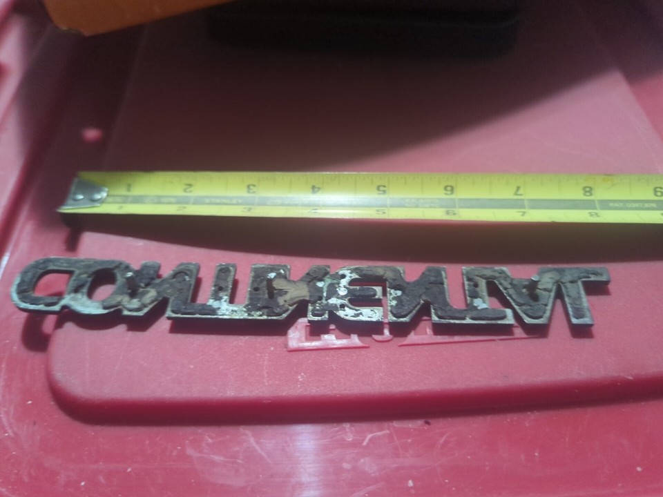 95 96 97 Lincoln Continental Trunk Lid Emblem Nameplate Badge OEM ...