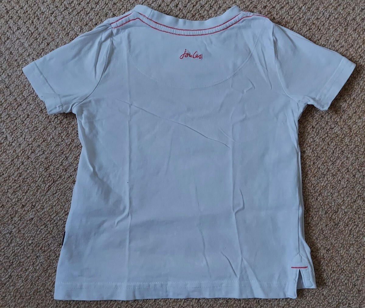 Joules Boys Crabzilla Beach Scene White T- Shirt Age 3 Short Sleeved | eBay