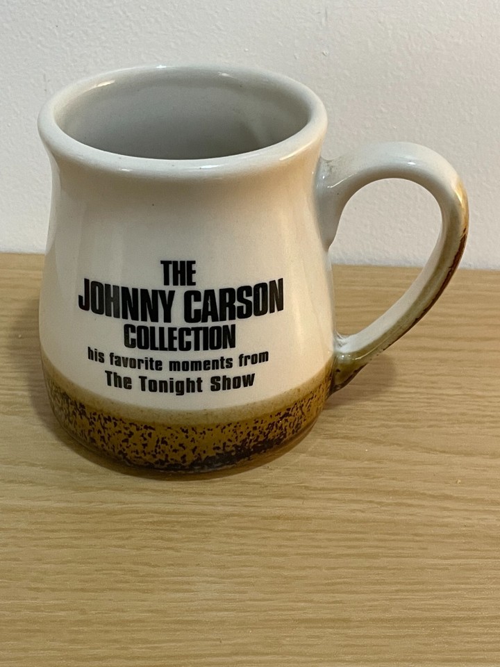 JOHNNY CARSON Collection THE TONIGHT SHOW Ceramic Coffee Cup Mug FBI ...