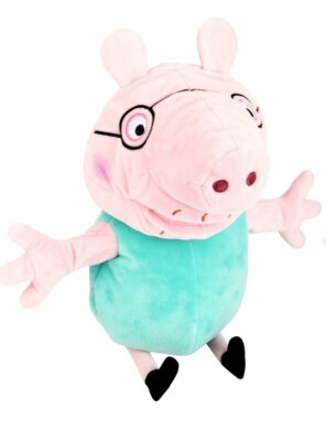 New PEPPA PIG Daddy Pig HAND PUPPET Play & Say Interactive Talking ...