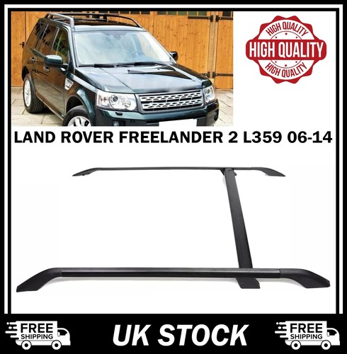 FOR LAND ROVER FREELANDER 2 L359 ROOF RAILS CROSS BAR RACK BLACK OEM ...