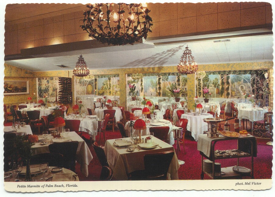 Palm Beach FL Petite Marmite Restaurant & Cocktail Lounge Postcard ...