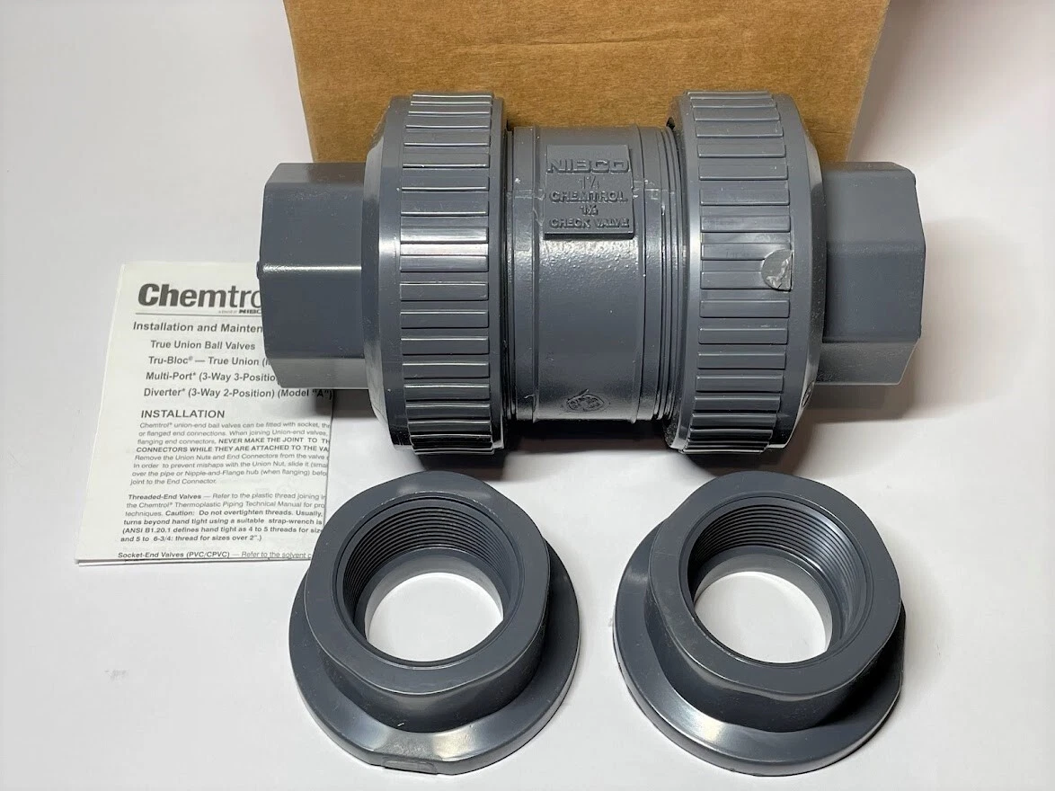 True Union Ball Check Valve