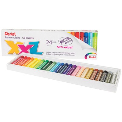 PENTEL XXL Oil Pastels - Assorted Colours (Pack of 24) - NEW | eBay